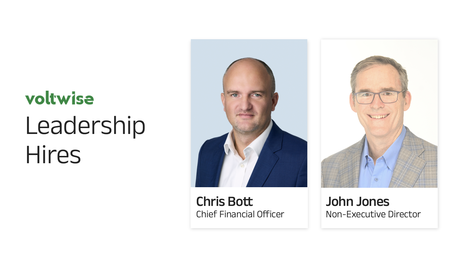 Voltwise strengthens leadership team with CFO appointment and new Board member